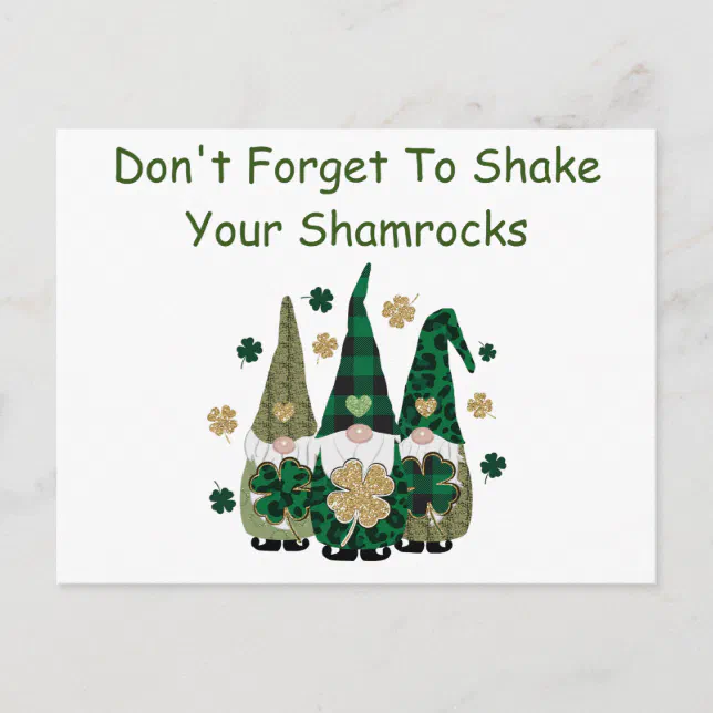 A Little Shamrock Humor Postcard | Zazzle