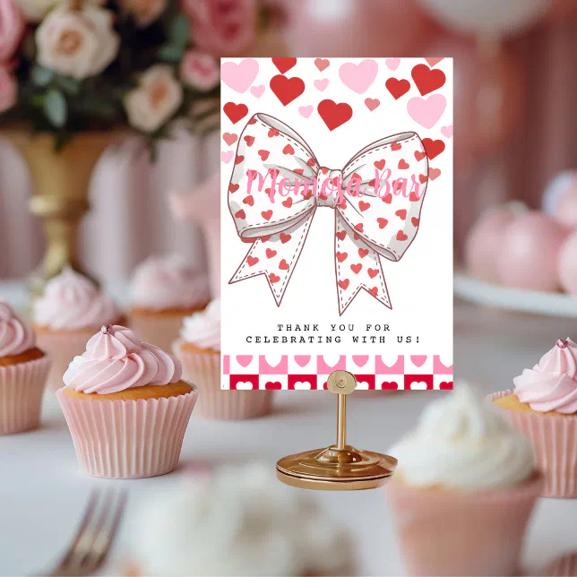 A Little Sweetheart "Momosa" Mimosa Bar Table Number | Zazzle