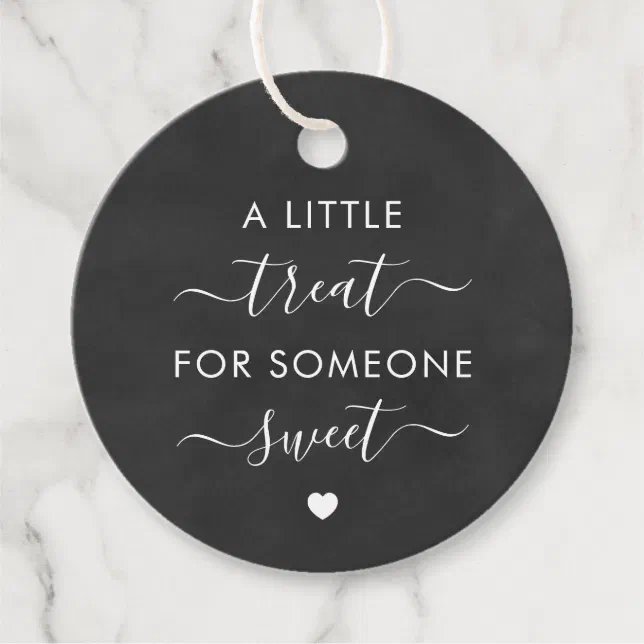A Little Treat for Someone Sweet Gift Tag, Favor Tags | Zazzle