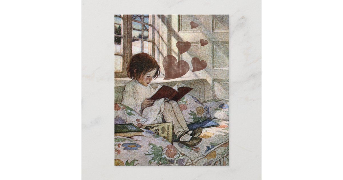 A love of Reading Postcard | Zazzle