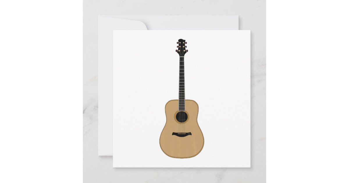 A lovely guitar invitation | Zazzle