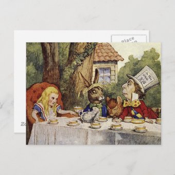 A Mad Tea Party Postcard | Zazzle