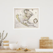 A Map of North America Poster | Zazzle