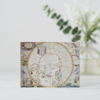 A Map of the North Pole Postcard | Zazzle