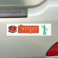 A Marine Thing. Semper Gumby - Always Flexible Bumper Sticker | Zazzle