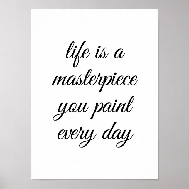 A Masterpiece Poster | Zazzle