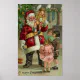 A Merry Christmas Santa and Children Poster | Zazzle