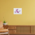 A monogram art Ariel girls name meaning poster | Zazzle