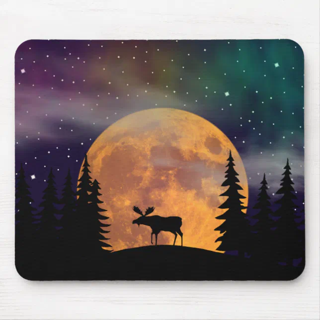 A Moose on the Loose Mouse Pad | Zazzle