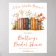 A New Chapter Begins! Autumn Floral Bridal Shower Poster | Zazzle