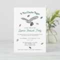 A New Chapter Begins Owl Farewell Party Invitation | Zazzle