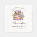 A New Chapter Story Book Bridal Shower Napkins | Zazzle