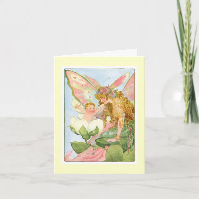 A New Fairy Princess Baby Shower Card | Zazzle