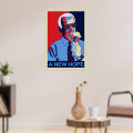 A New Hope Joe Biden Ice Cream Illustration Poster | Zazzle