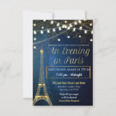 A Night in Paris Prom Invitation | Zazzle