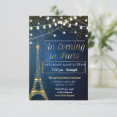 A Night in Paris Prom Invitation | Zazzle