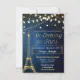 A Night in Paris Prom Invitation | Zazzle