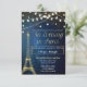 A Night in Paris Prom Invitation | Zazzle