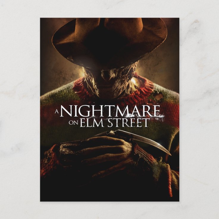 A Nightmare on Elm Street | Movie Poster Holiday Postcard | Zazzle