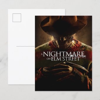 A Nightmare on Elm Street | Movie Poster Holiday Postcard | Zazzle