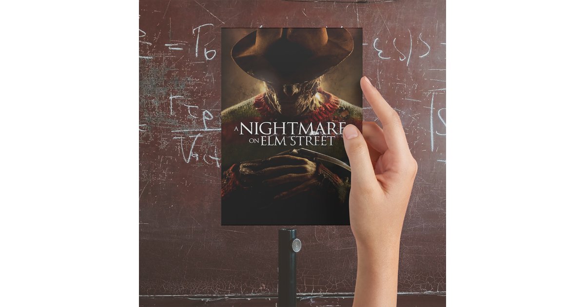 A Nightmare on Elm Street | Movie Poster Holiday Postcard | Zazzle