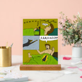 A painful wake up acrylic sign | Zazzle