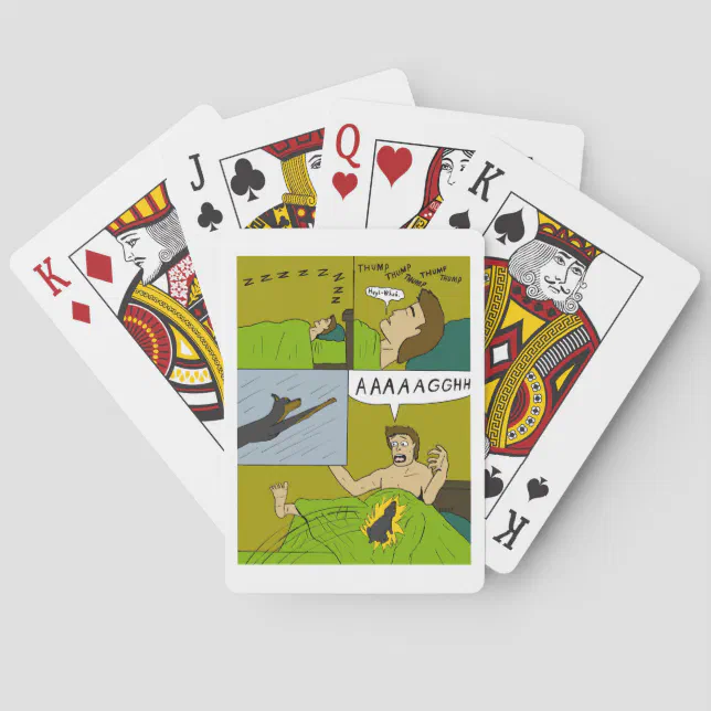 A painful wake up poker cards | Zazzle