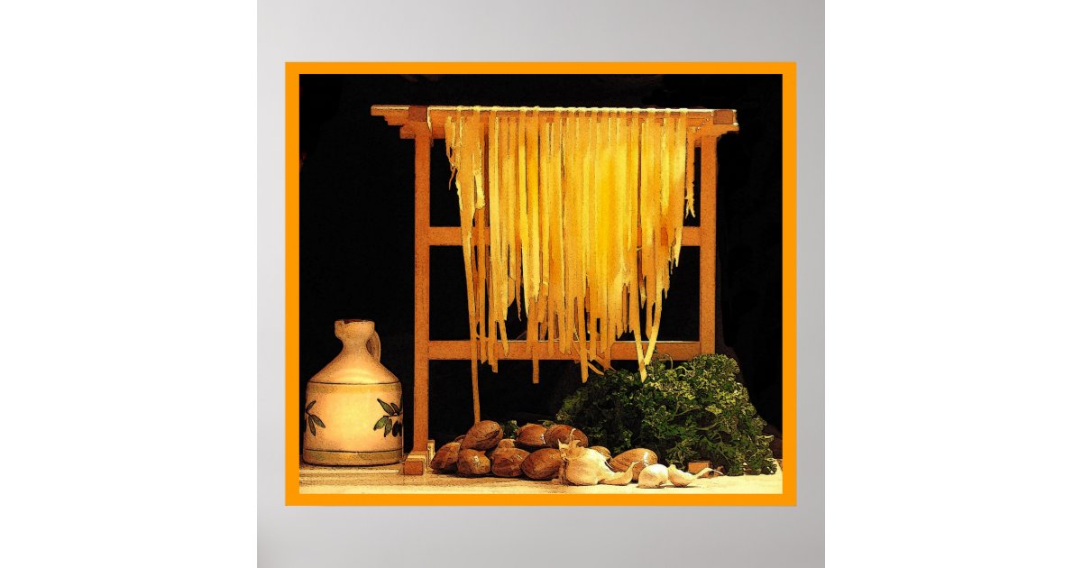 A Pasta Feast Poster | Zazzle