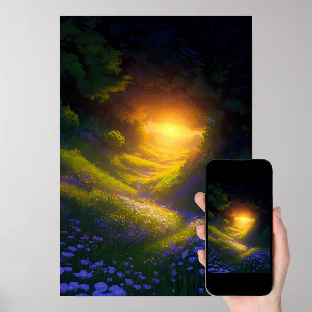 A Path Through the Forest Poster | Zazzle