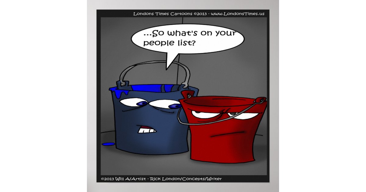 A People's List For Buckets Poster | Zazzle