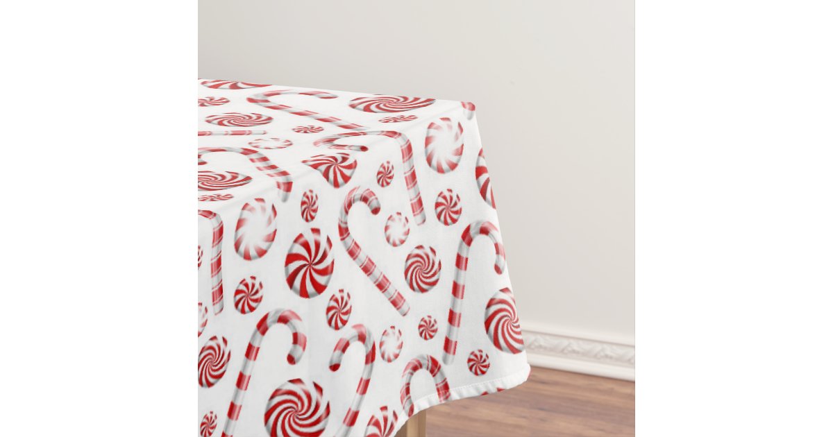A Peppermint Spice Series Design 12 Magnetic Fram Tablecloth | Zazzle