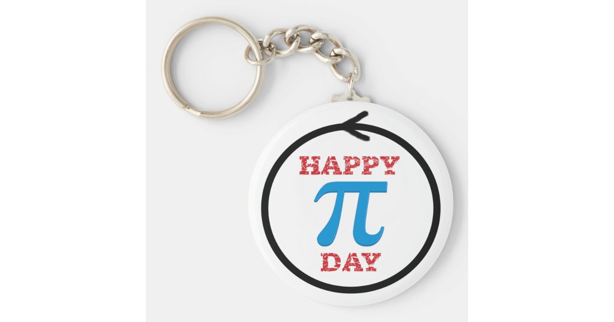 A perfect Pi Day circle Keychain | Zazzle.com