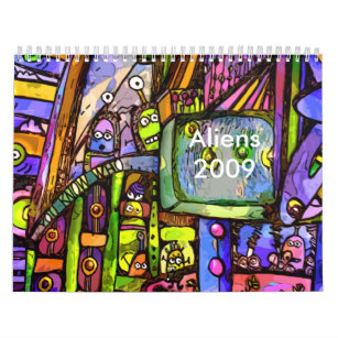 Alien Calendars | Zazzle