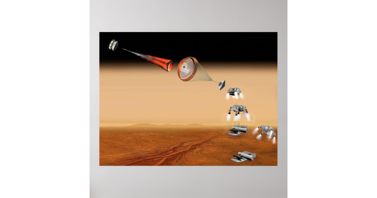 A Proposed Mars Sample Return Mission. Poster | Zazzle