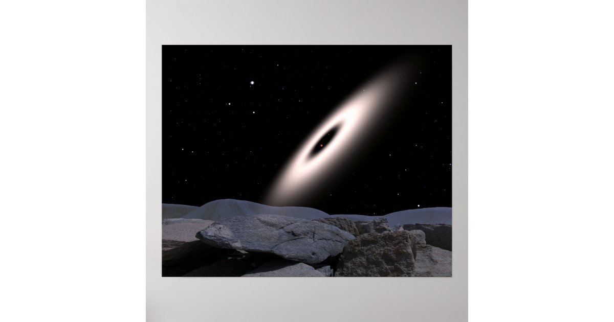 A protoplanetary disk poster | Zazzle