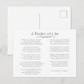 A Psalm of Life Longfellow Poem Postcard | Zazzle