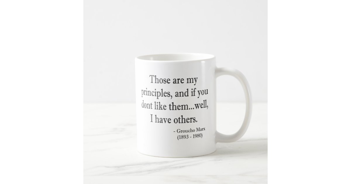 A Question of Principles Quotation Coffee Mug | Zazzle