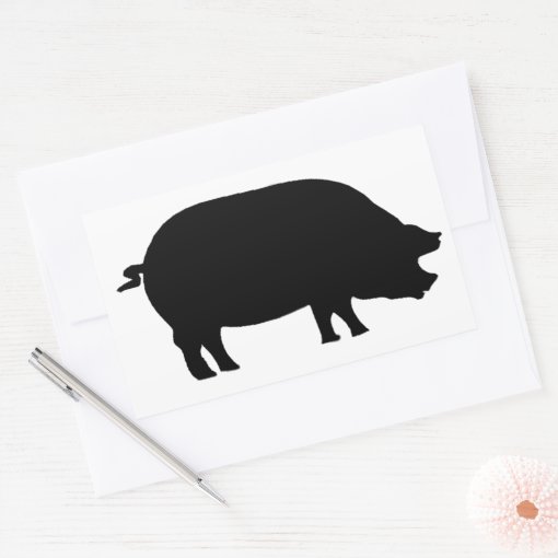A real ham rectangular sticker | Zazzle