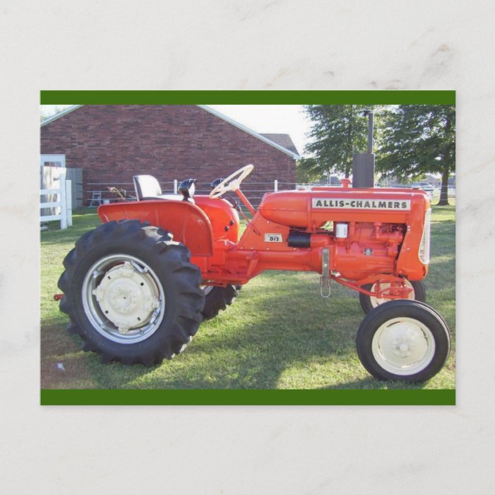 A Real Man's Machine - 1967 Allis-Chalmers Postcard | Zazzle.com
