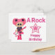 A Rock Star Happy Birthday Postcard | Zazzle