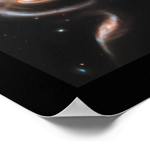 A Rose Made Of Galaxies - Hubble Space Telescope Poster | Zazzle