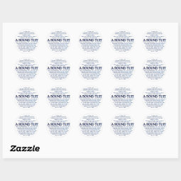 A Round Tuit Classic Round Sticker | Zazzle