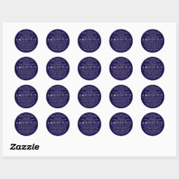 A Round Tuit Classic Round Sticker | Zazzle