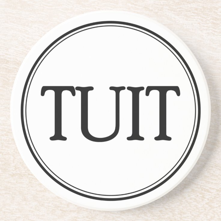 A Round Tuit Sandstone Coaster | Zazzle