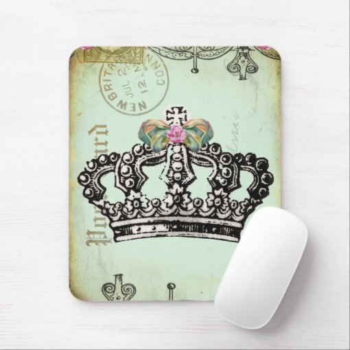 a RoYaL CRoWN fit for a QUeeN Mouse Pad | Zazzle