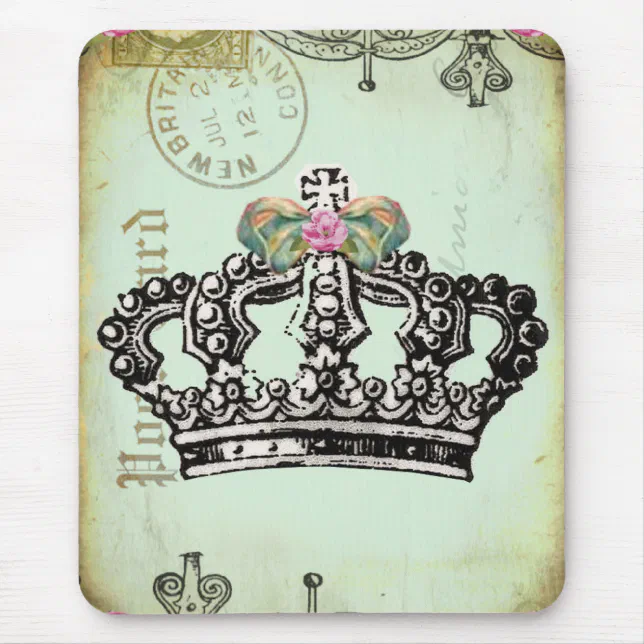 a RoYaL CRoWN fit for a QUeeN Mouse Pad | Zazzle