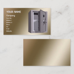 A 'safe' business card | Zazzle