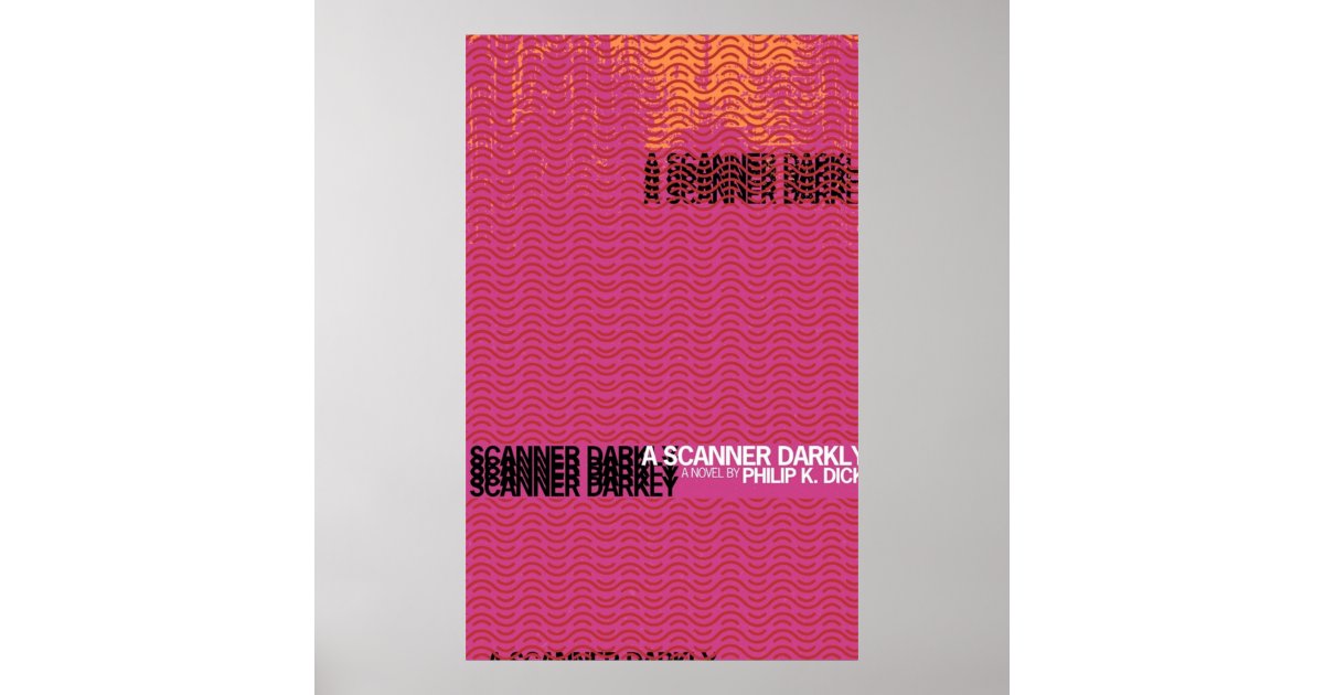 A Scanner Darkly Book cover design Poster | Zazzle