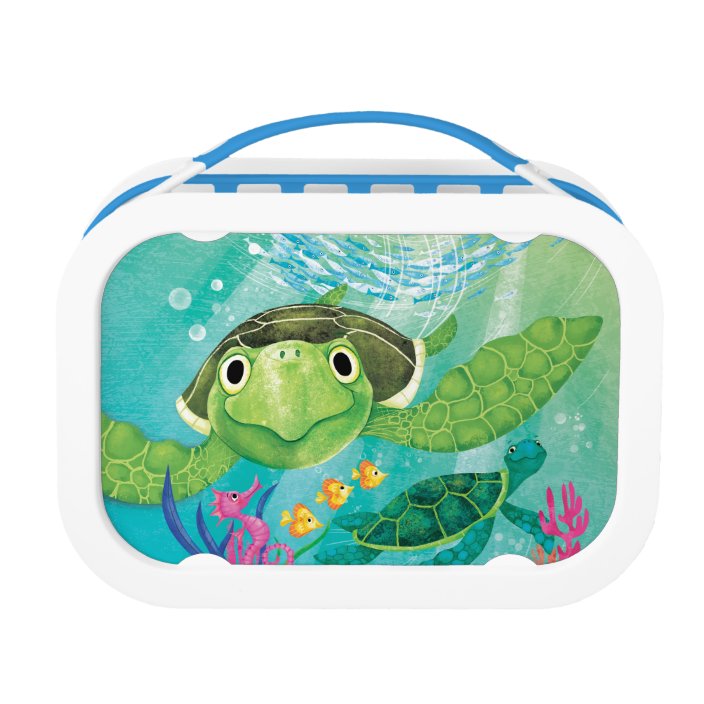 A Sea Turtle Rescue Lunch Box | Zazzle.com