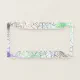 A Simple Halloween Spider's Web Pattern License Plate Frame | Zazzle